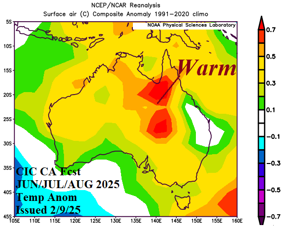 Australia Climate Forecast is Wet East Coast Much of 2025 - Climate ...