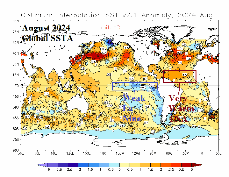 No La Nina and Super-warm North Atlantic Tropics in 2025 Holds Seasonal Activity Back Slightly ...
