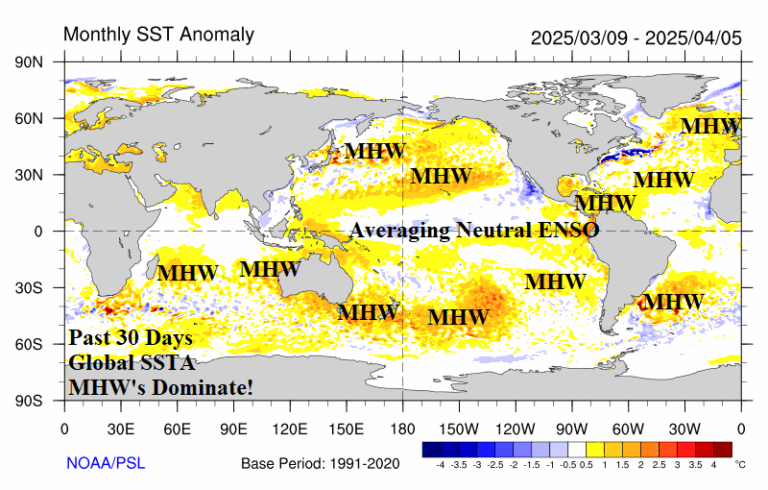 Most Likely: Neutral ENSO 2025; El Nino 2026 - Climate Impact Company
