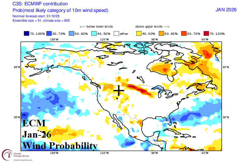 Interior West/Northern U.S. and Florida are Windy Regions for Q1/2026 ...